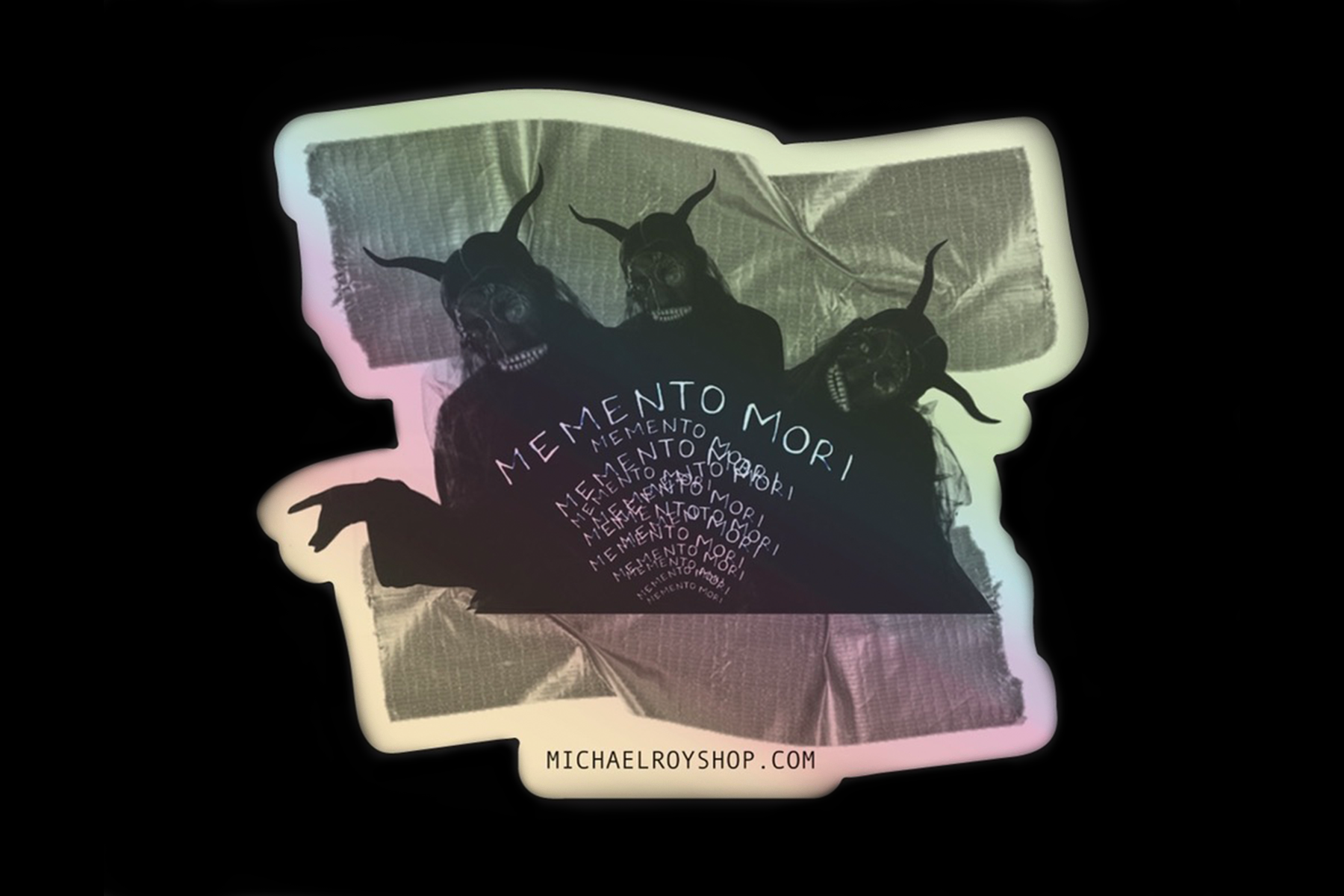 MEMENTO MORI 'HOLOGRAPHIC' STICKER – MICHAEL ROY SHOP